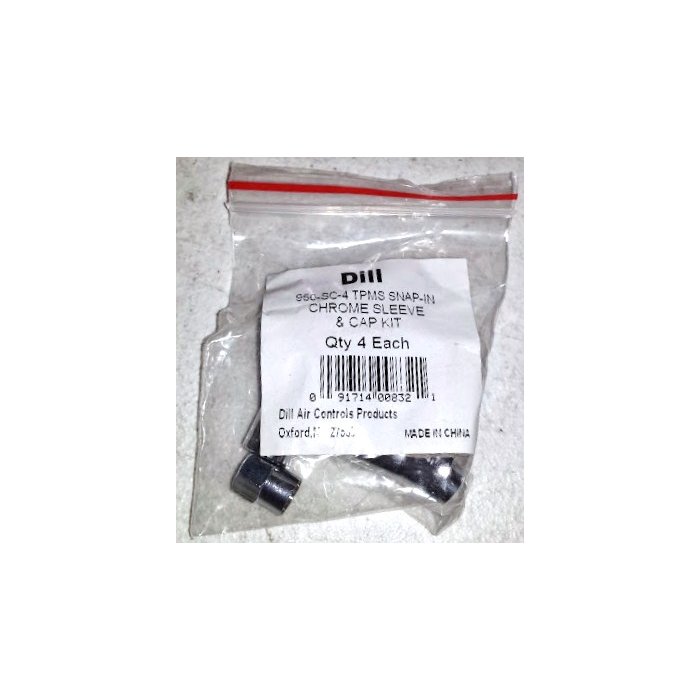 950-SC-4 TPMS Chrome Sleeve Cap Kit Qty/4
