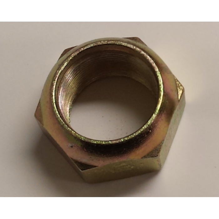 304L Cap Nut Left Hand M30 X 1.5 Thread - Yellow Zinc
