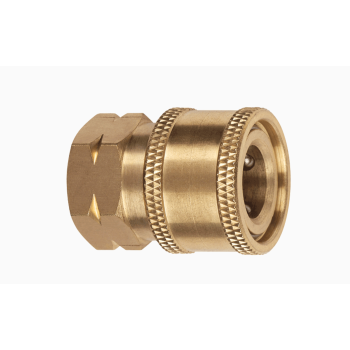 CST17B Straight Thru Design x 1/4" FNPT Brass Coupler