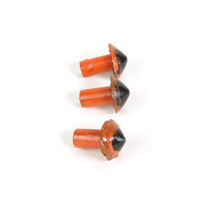 12-213 Orange Mushroom Plug Qty/25