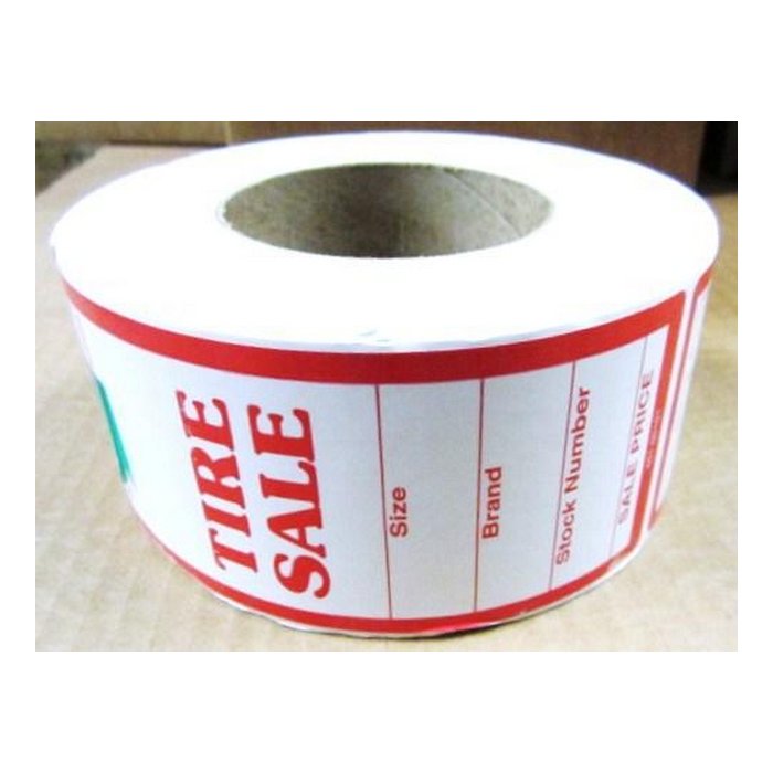 TL-101 Tire Labels - 500 Per Roll